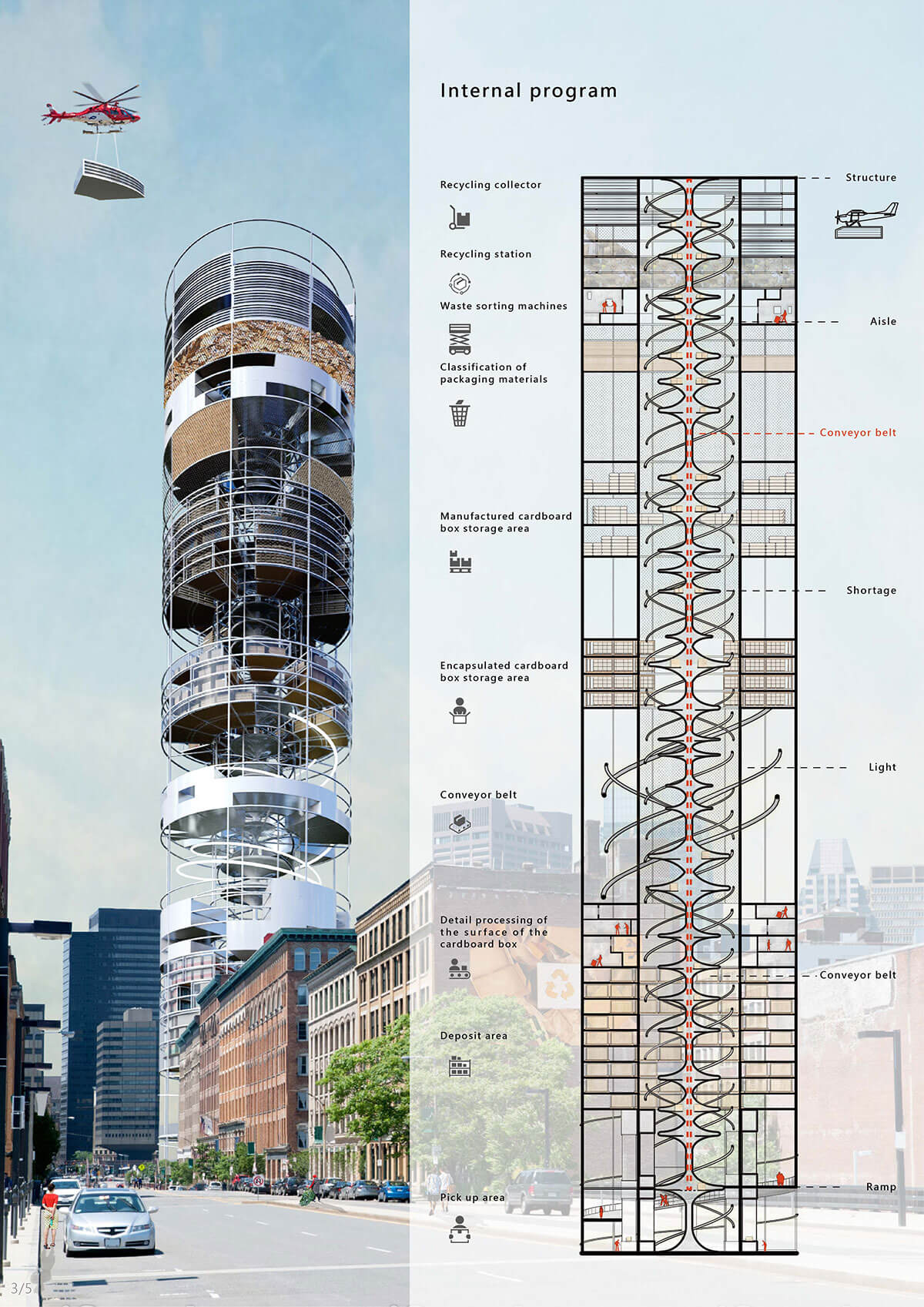 FMCG RE- PACKAGING TOWER 快消品包裝塔 – 陳彥廷設計・剪紙・官網