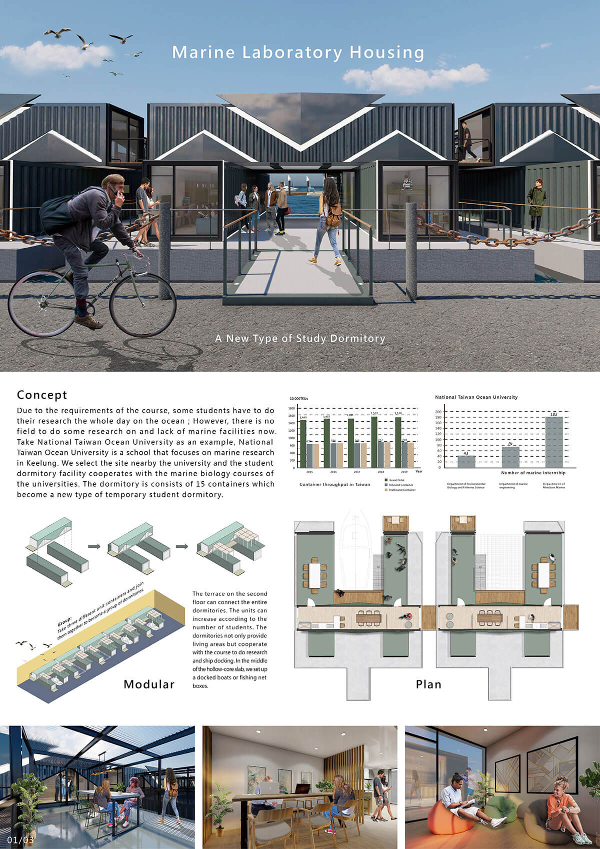 MARINE LABORATORY HOUSING – 陳彥廷設計・剪紙・官網